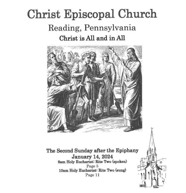 Past Bulletins – Christ Episcopal Church